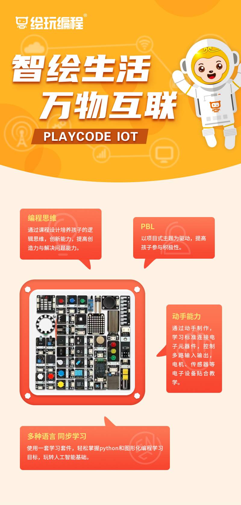 绘玩编程 - Playcode IOT智绘生活物联网推荐套件